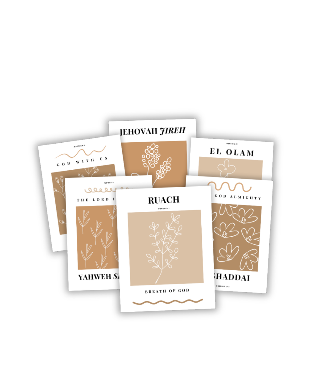 Neutral Names of God Scripture Cards – Purpose & Proverbs